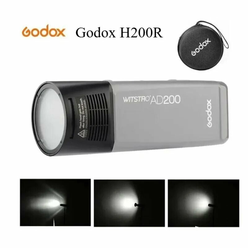 Godox H200R Портативная круглая спиральная расширяющая головка для вспышки AD200 Pro