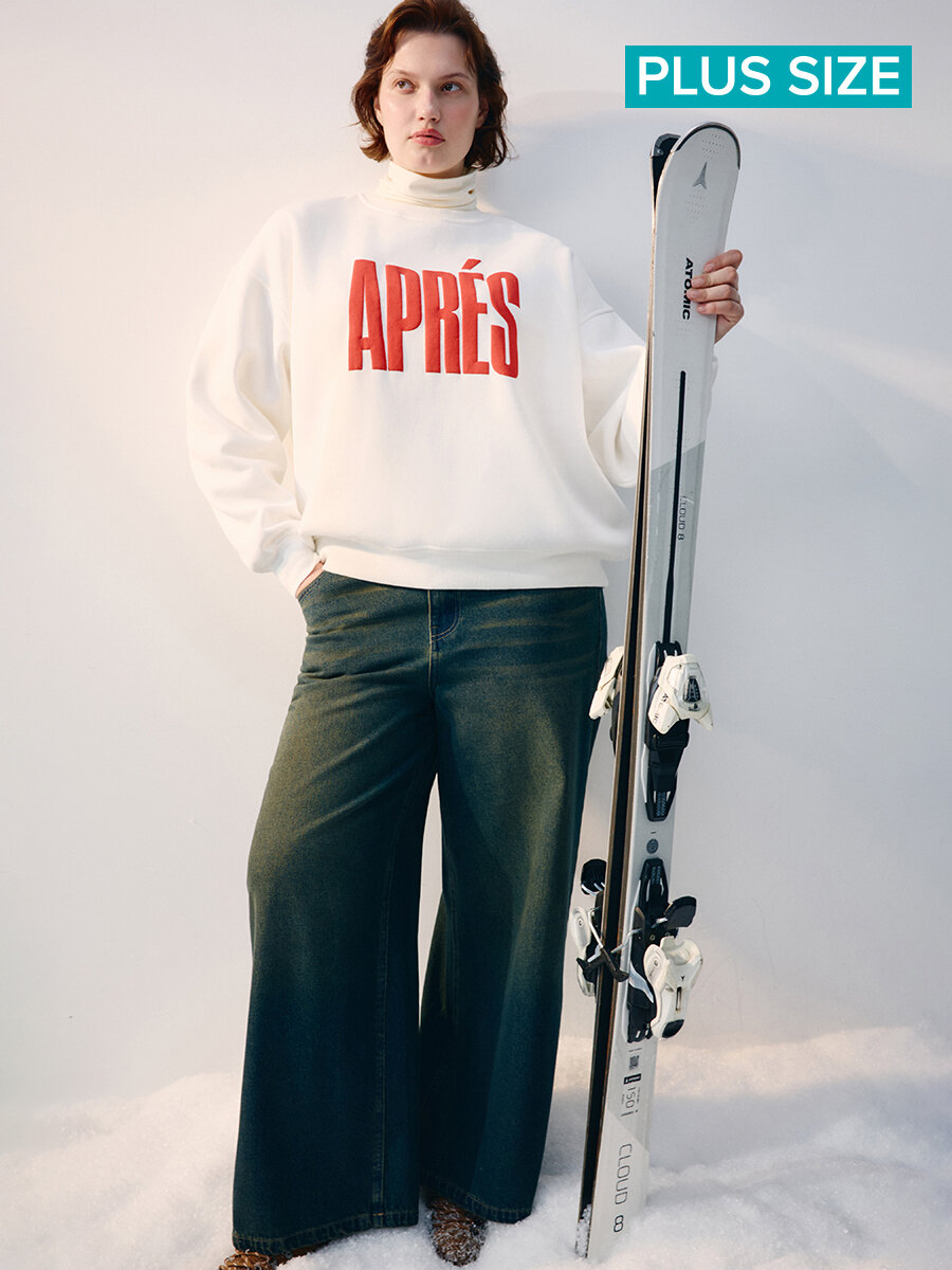 Джинсы багги Plus Size 