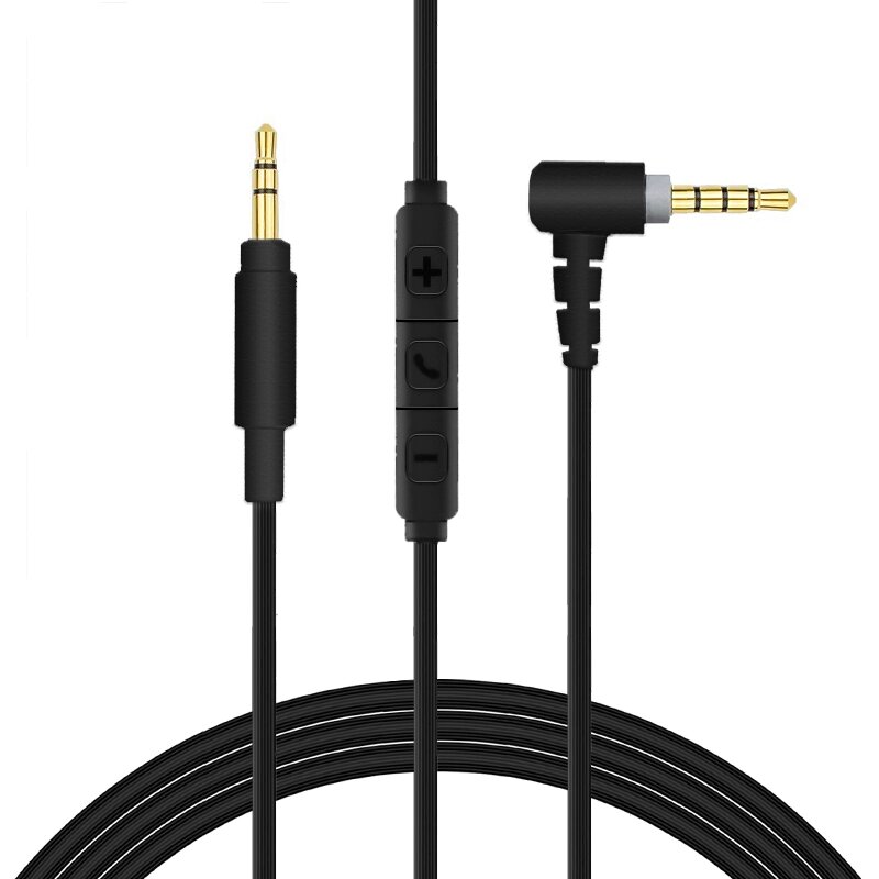 Сменный кабель для наушников Audio-Technica ATH M50XBT2 M20X BT S220 200 WS990, аксессуары 3,5 мм Тонкая линия/черный/с