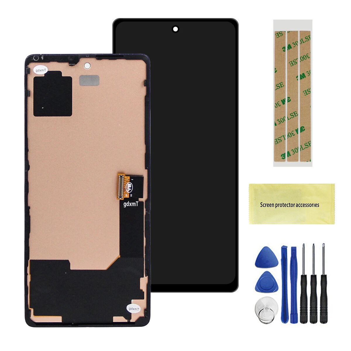 Для Google Pixel 7 ЖК-дисплей цифровой сенсорный экран с рамкой Pixel 7 GVU6C, GQML3, GO3Z5 замена дигитайзера экрана в сборе