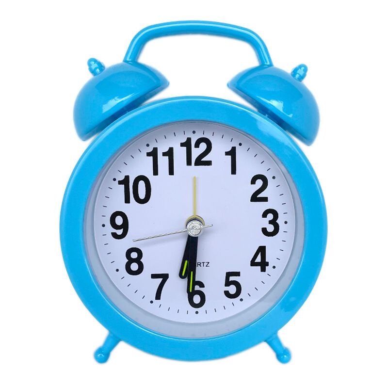 Стильные ретро механические будильники с ночником и классическим дизайном blue