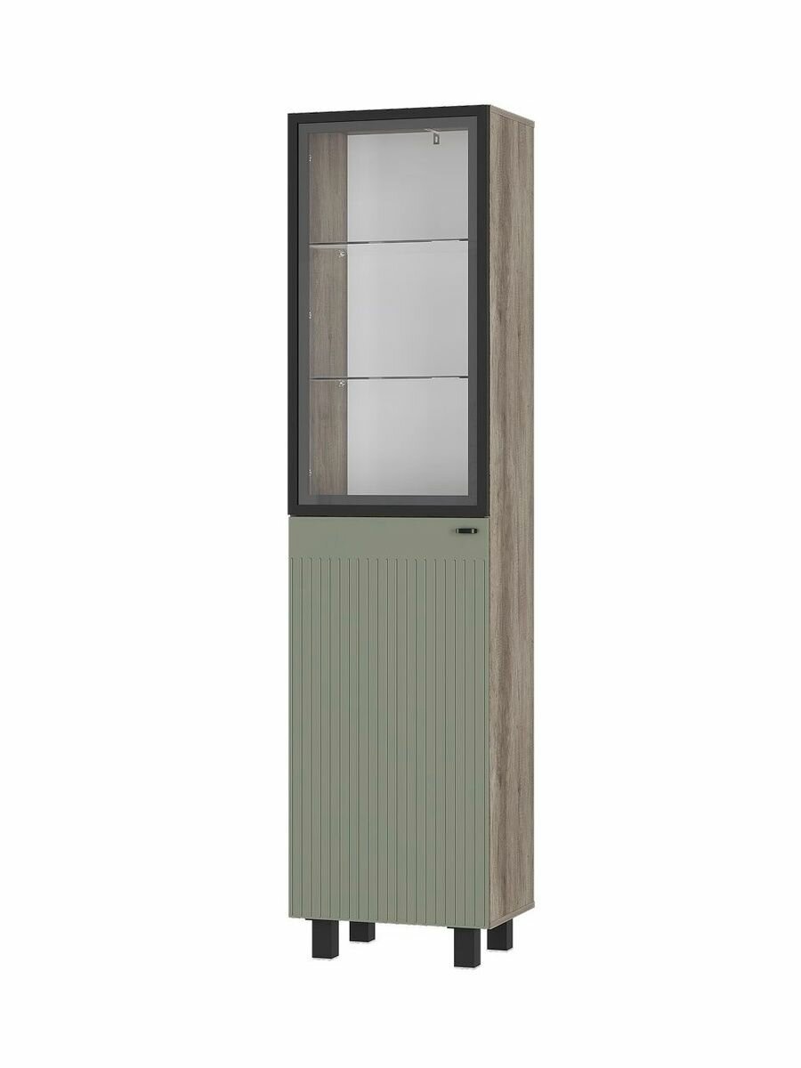 Пенал-витрина 50 см, эвкалипт софт