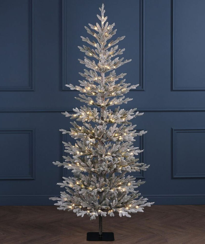 Искусственная ель джерси, заснеженная, хвоя литая 100%, 120 тёплых белых LED-огней, 120 см, A Perfect Christmas 31WSJE120FL