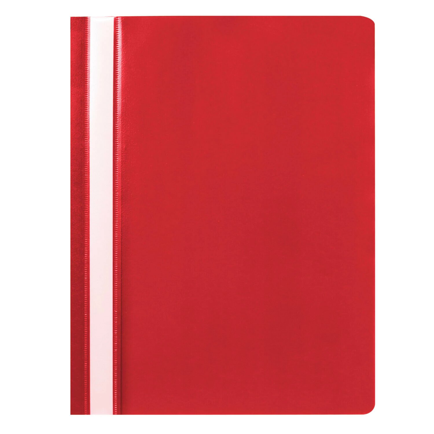 Скоросшиватель пластиковый STAFF, А4, 100/120 мкм, красный, 225729, 25шт.