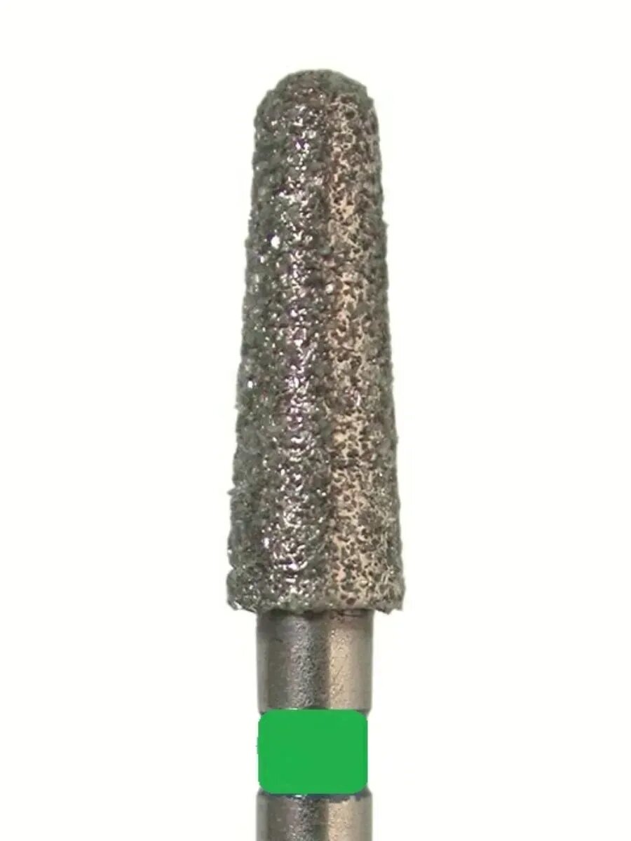 Бор алмазный 849 012 FG, зеленый, 5 шт. Форма: конус