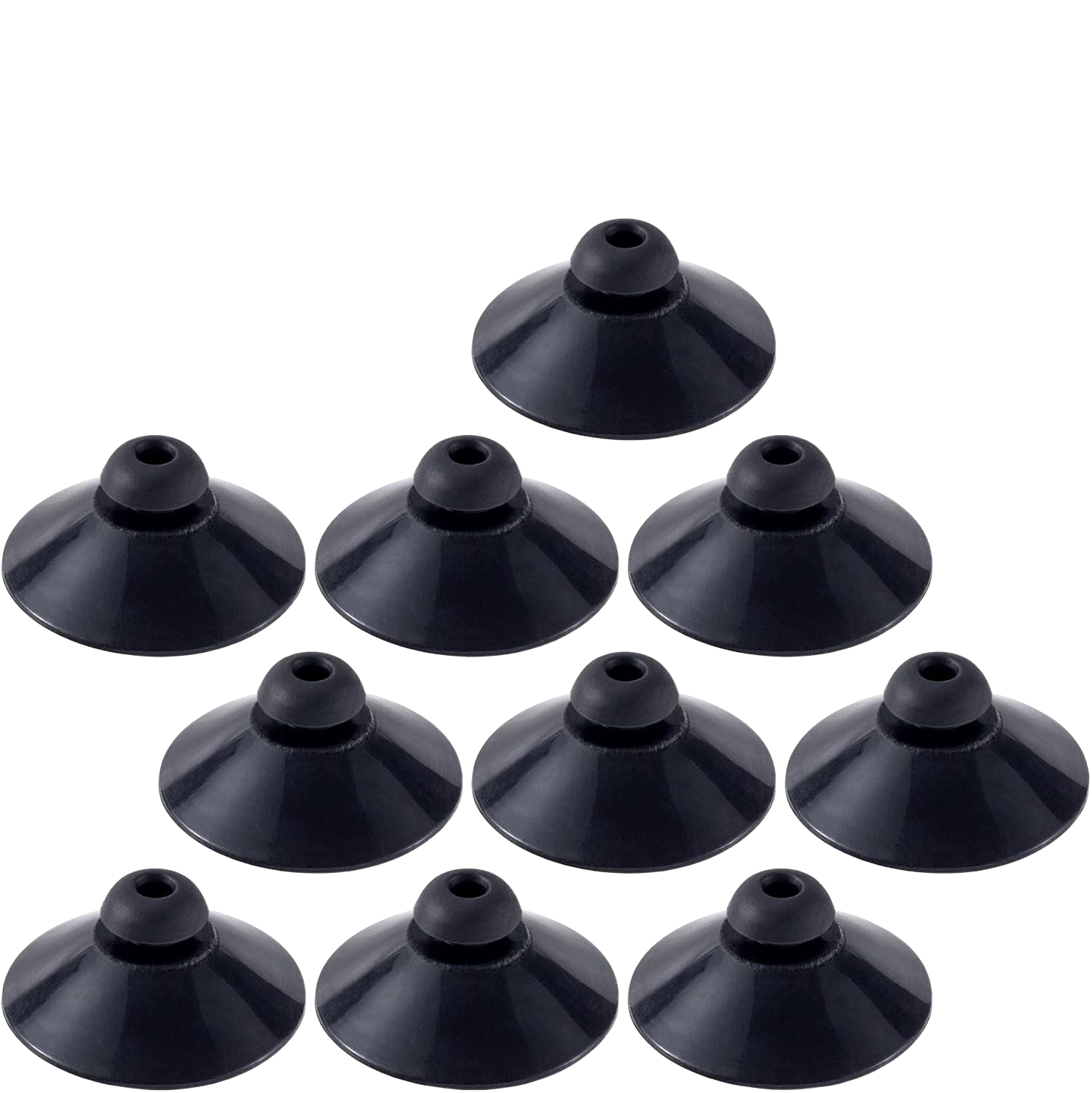 Пакет из 10 резиновых присосков для аквариумов, черные, 28мм, инструменты для рыбных аквариумов, присоски для стеклянных поверхностей, для морских и пресноводных аквариумов, монтажные присоски для насосов