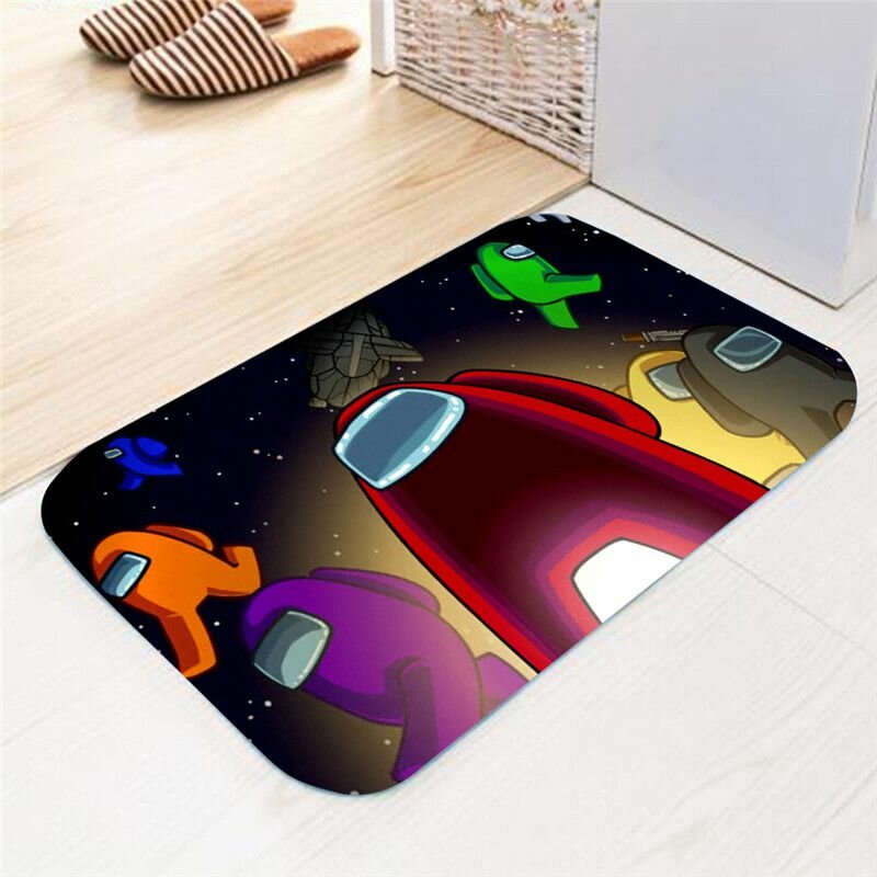 Коврик американсий пол для пола нескользящий среди ванная игровая баня фланелевый декоративный ковер дом походная