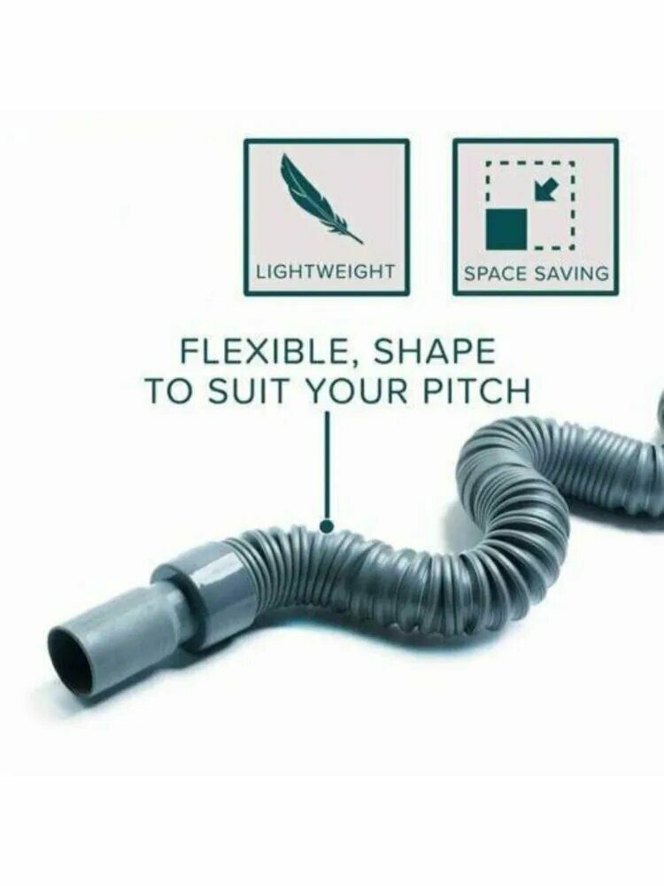 Термостойкая Гофра для сифона 80 см, гофрированная труба