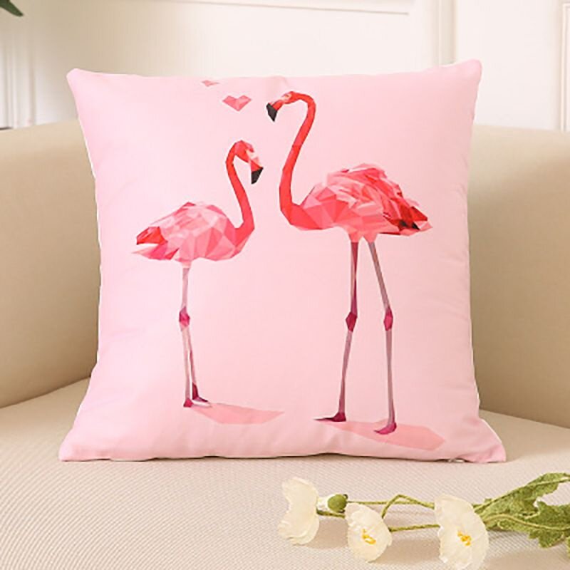 Подушка flamingo для дивана и кресел, хлопок, лен