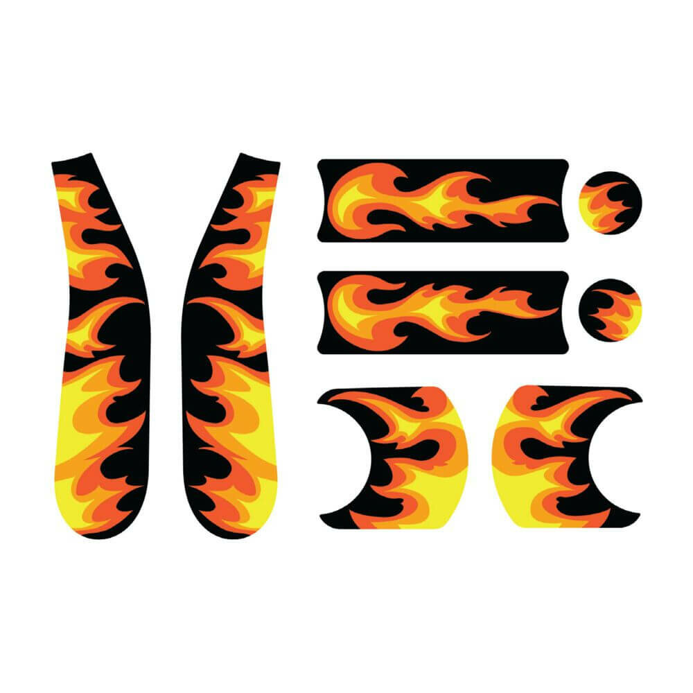 Набор наклеек на велосипед Doona Liki Trike, Аксессуар, цвет Flames