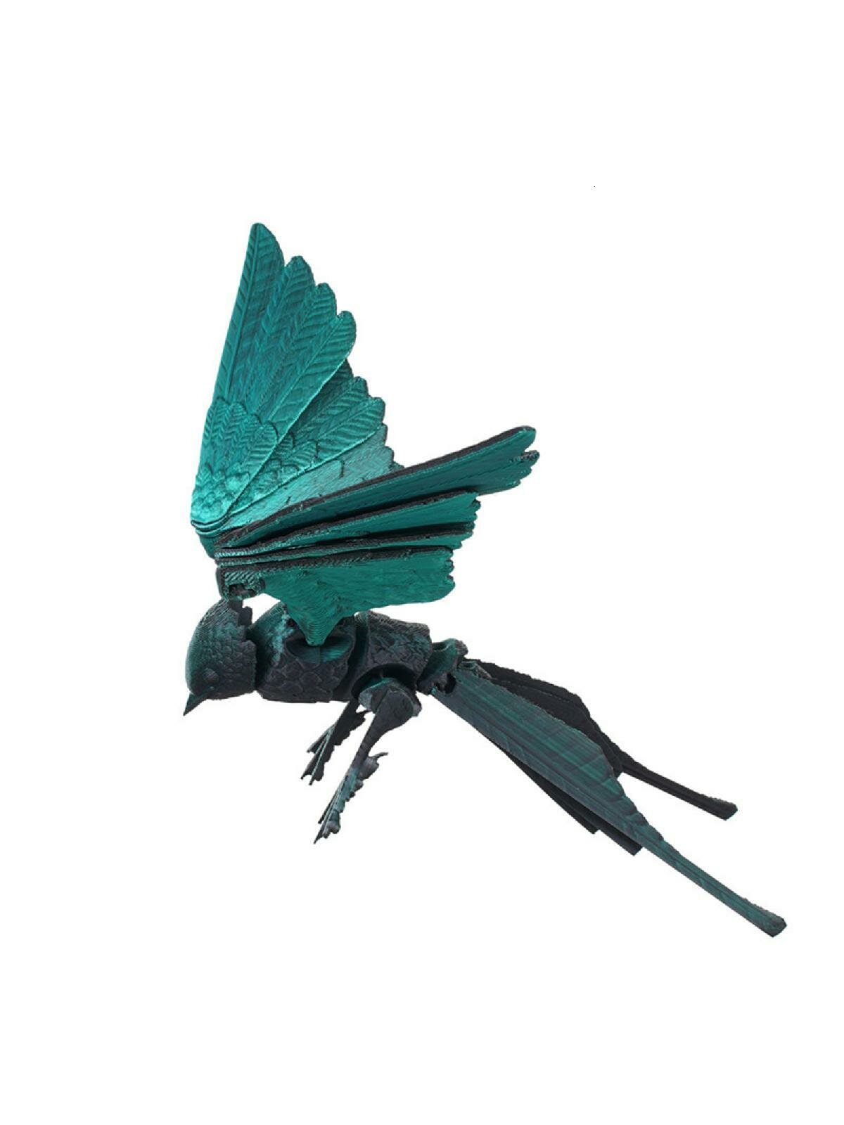 Гибкие Суставы Сочлененной Ласточки Непоседливая Игрушка С 3D-Принтом Ласточка Настольное Украшение