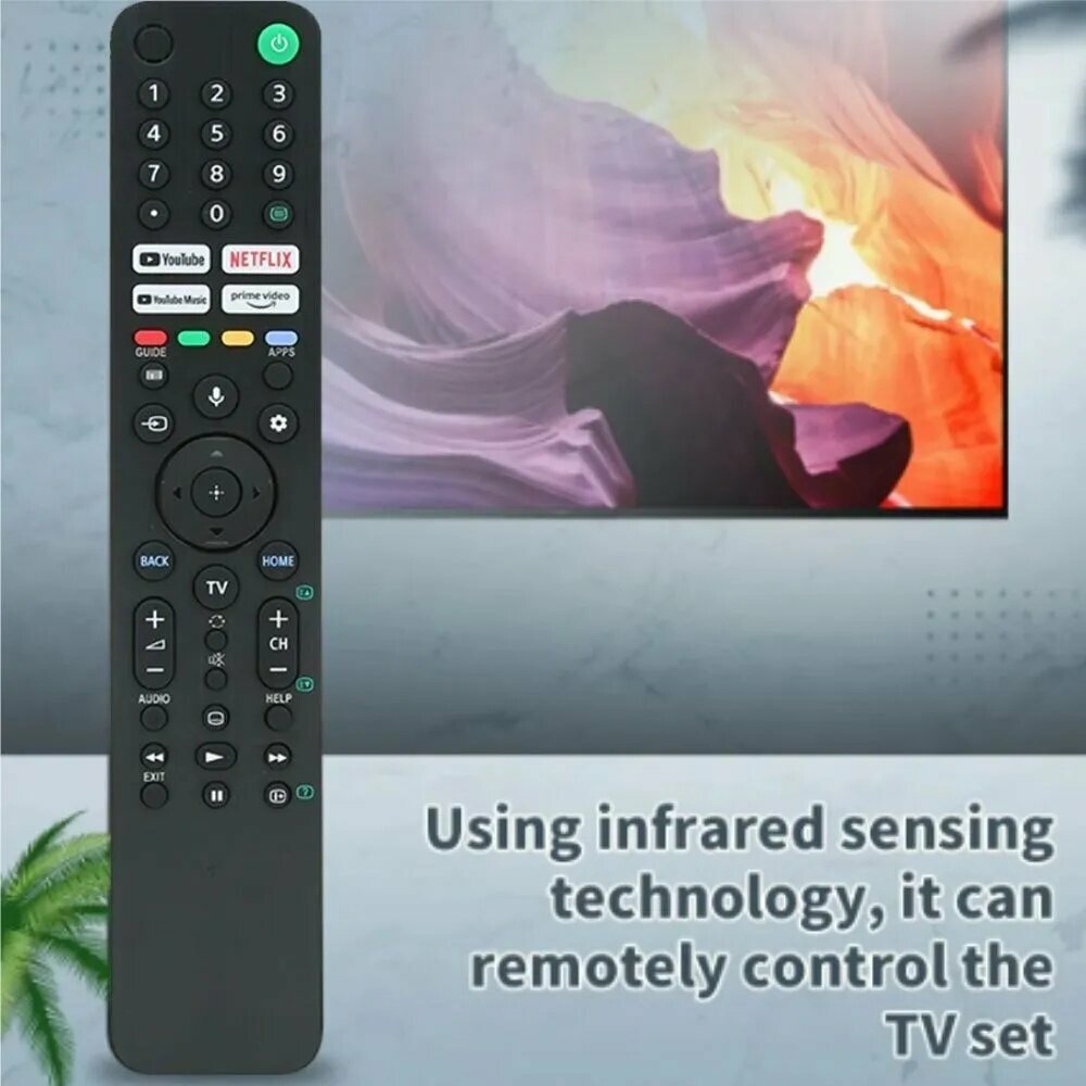 Сменный пульт дистанционного управления RMF-TX520P для ЖК-телевизора Sony Bravia KD-43X80J KD-50X80J KD-55X80J без голоса