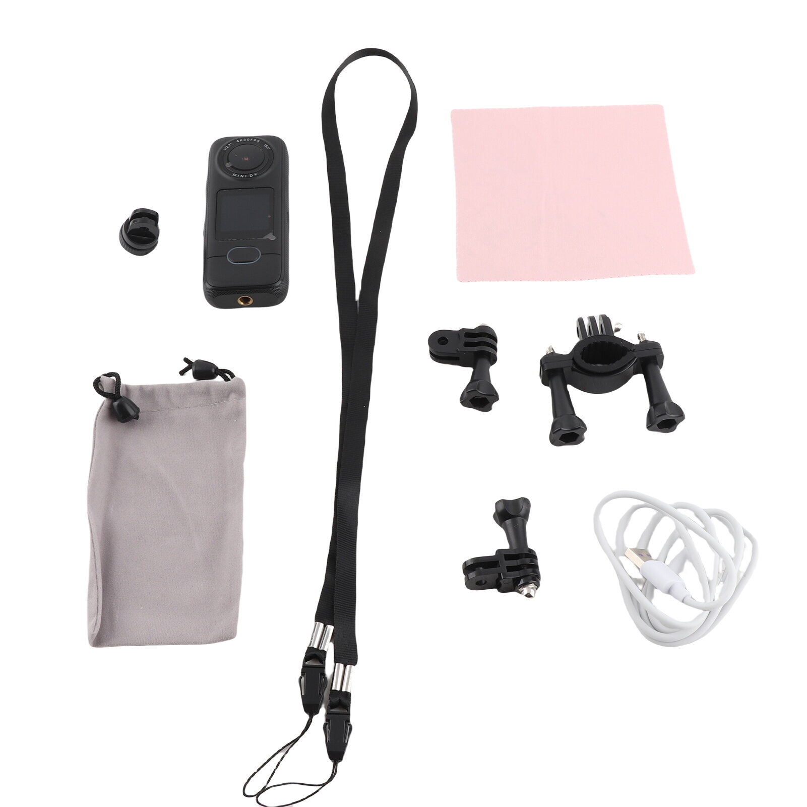 4K Action Camera Wi-Fi Sports Camera 150 ° широкоугольная линза 1,4-дюймовый экран сенсорного управления Анти-хрустящий IPX6 Водонепроницаемый для спортивных спортивных катания