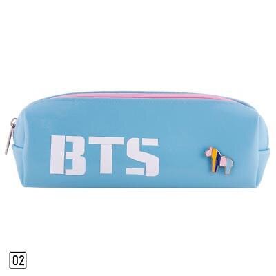 Сумка для хранения пенал подарок bts органайзер кейс армия лучший кпоп косметичка карандаш blue
