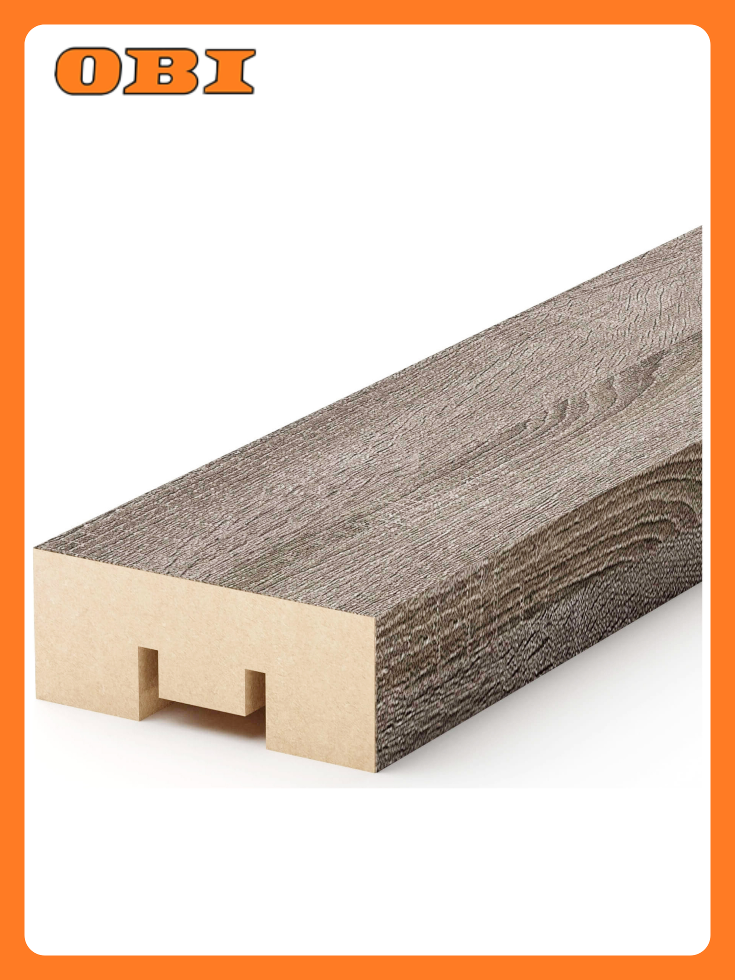 Интерьерная рейка МДФ STELLA Бриона винтаж 16 мм 1 шт