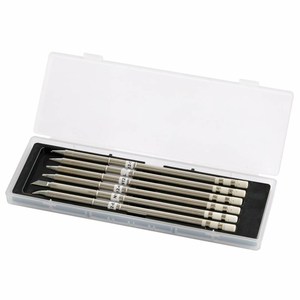 ZD-N12H (T12) long life комплект жал для п/с ZD-8962, ZD-8962 ESD, 6 шт, в кейсе