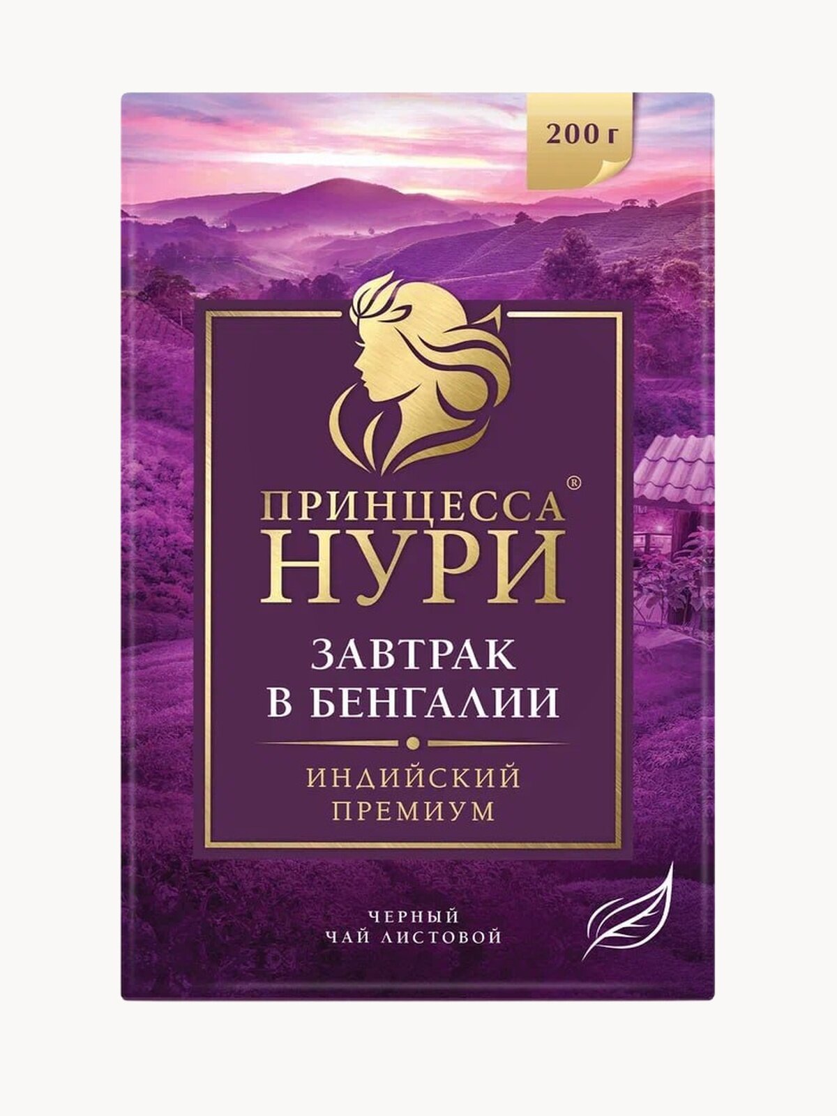 Чай черный листовой Принцесса Нури Завтрак в Бенгалии, 200 г