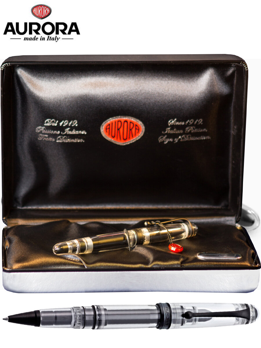 Ручка-роллер Aurora Demonstrator Nera (878-N) в подарочной коробке