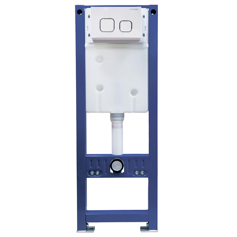 Инсталляция для унитаза Azario New-TS AZ-G12 с кнопкой AZ-ABS-002-W