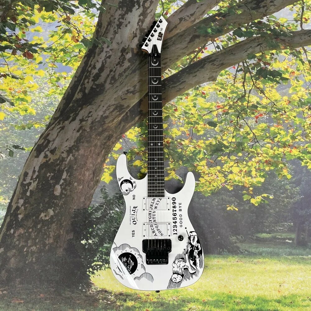 Электрогитара Электроакустическая Лунная богиня идентичная модель ESP /Двойная встряска гитара электрическая 6-струнная 6-струнная