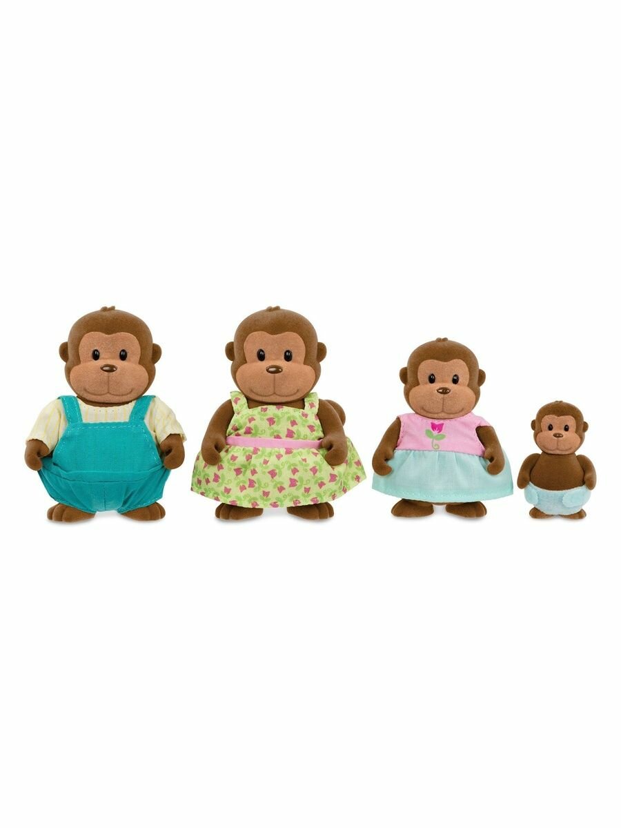 Игровой набор Li'l Woodzeez Семья обезьянок