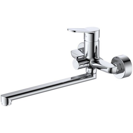 Смеситель для ванны DQ с душем Leipzig длинный излив хром (DA1763301)