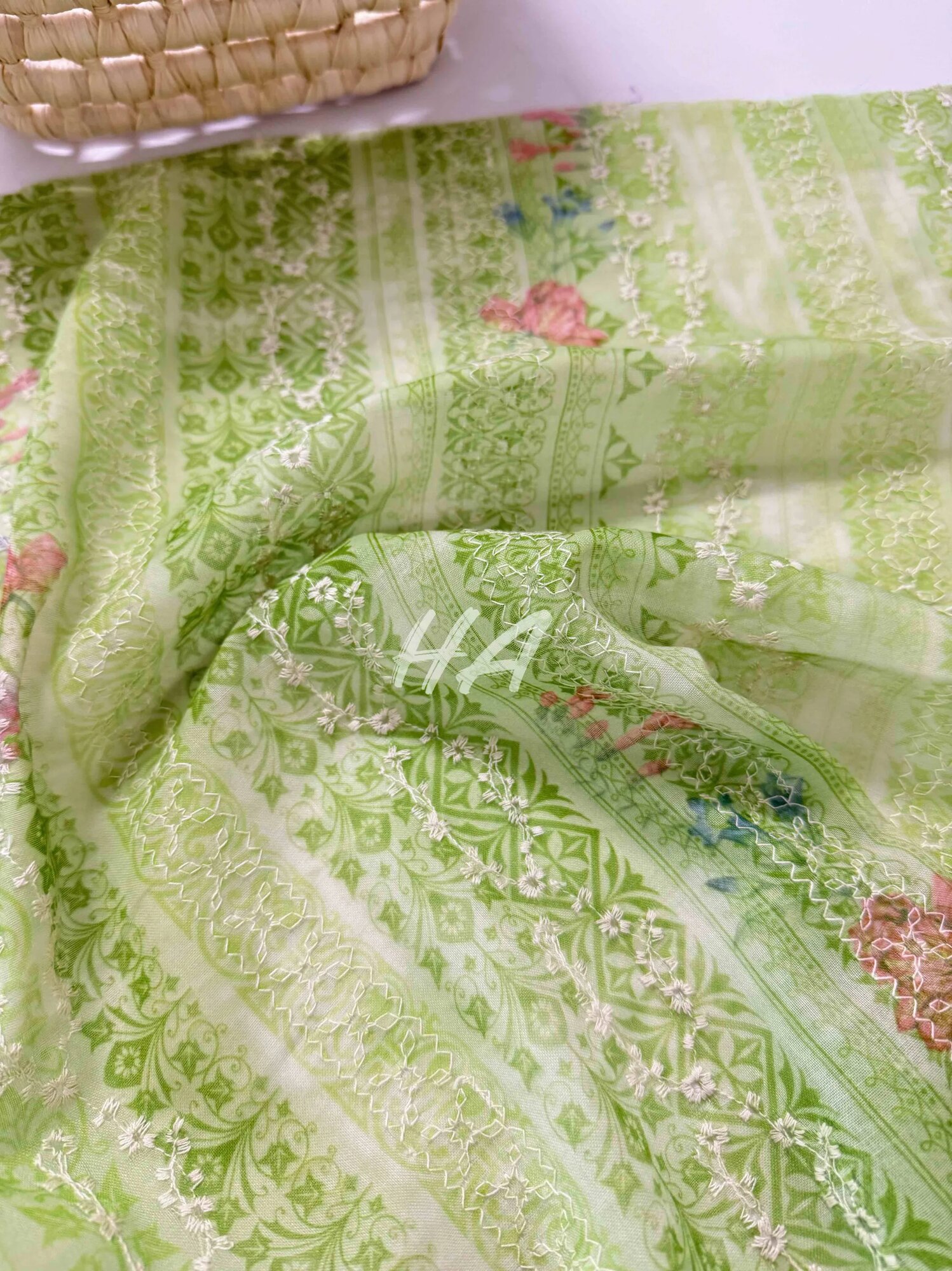 Дизайнерская зеленая вышитая жаккардовая ткань Cheongsam Hanfu платье в китайском стиле ручной работы Sewin DIY украшение дома ремесленный материал