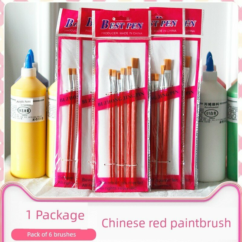 Набор акриловых красок из 12 цветов, водостойкий, для детского творчества, рисования, граффити, росписи гипсовых