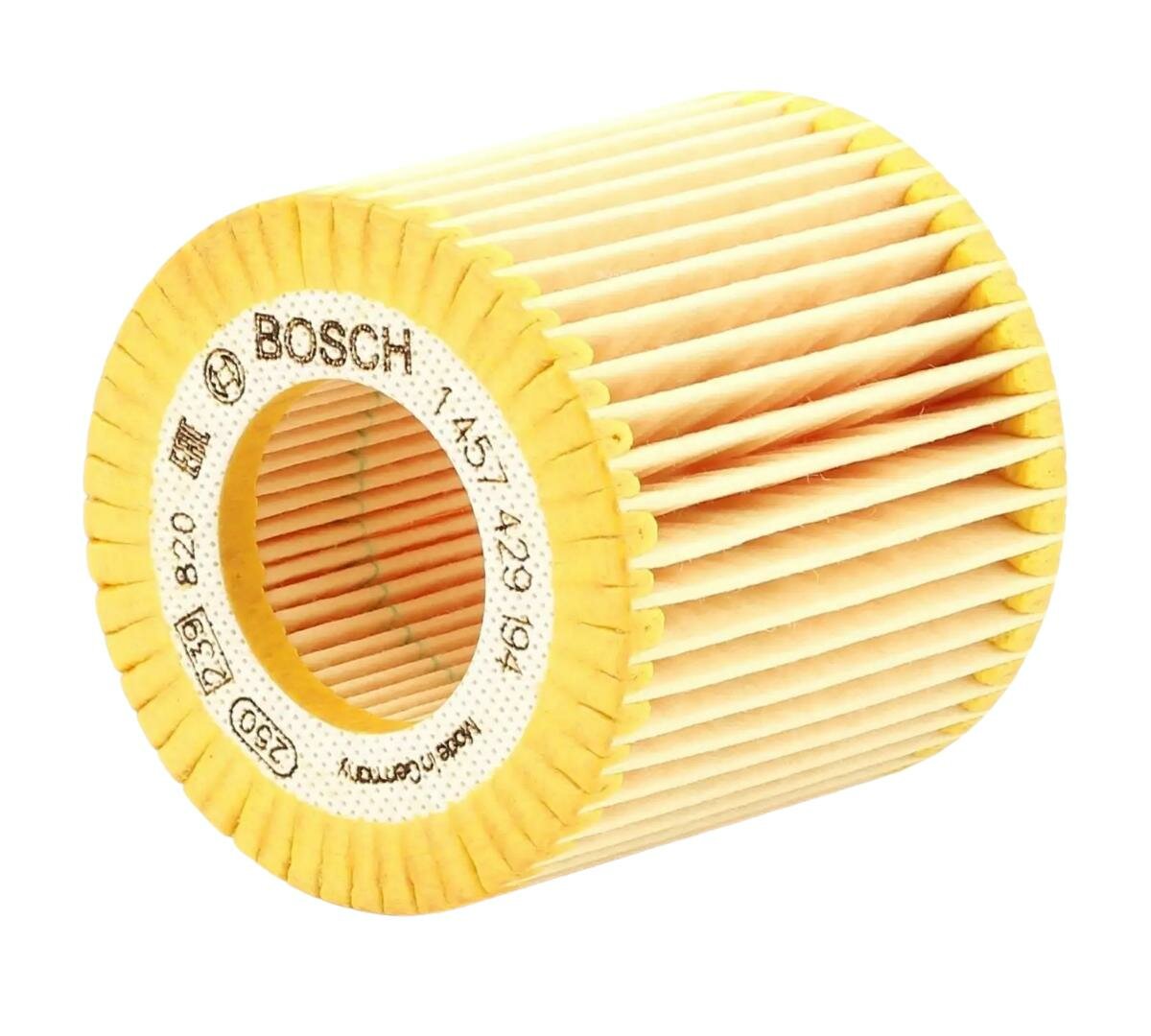 Фильтр масляный BOSCH 1457429194 картридж, Skoda Fabia, Roomster 1.2 01-, VW Polo 1.2 01-