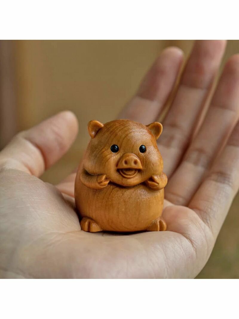 Yunzhongyao Деревянная фигурка животного обезьяна