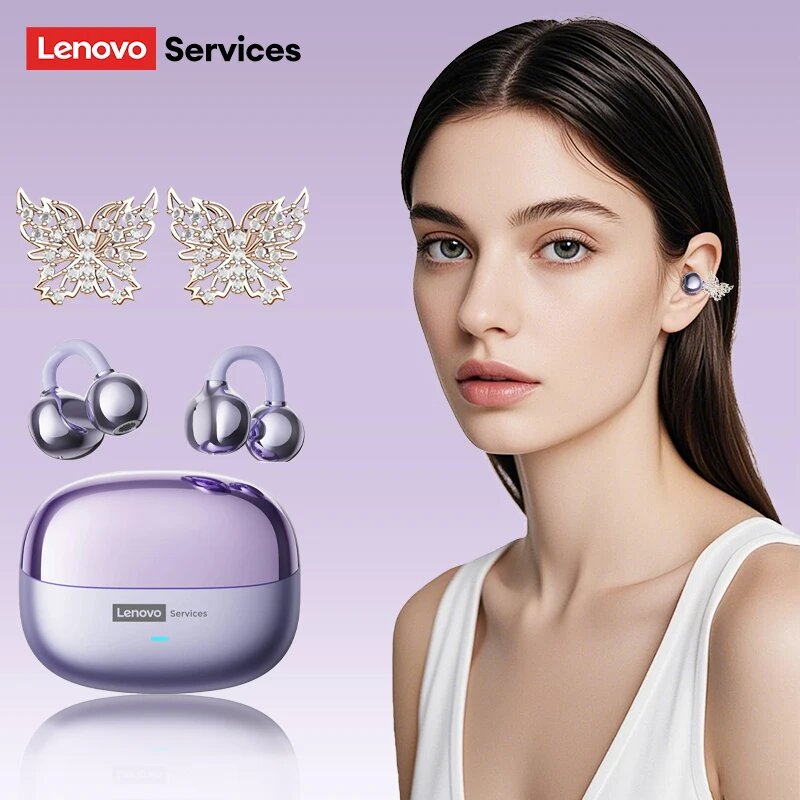 Lenovo LE302 Беспроводные наушники Purple GL Butterfly
