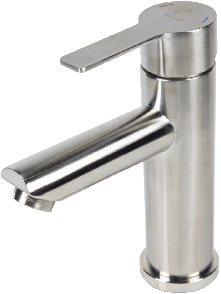 Смеситель для раковины Agger Easy A3102122 без донного клапана, сатин