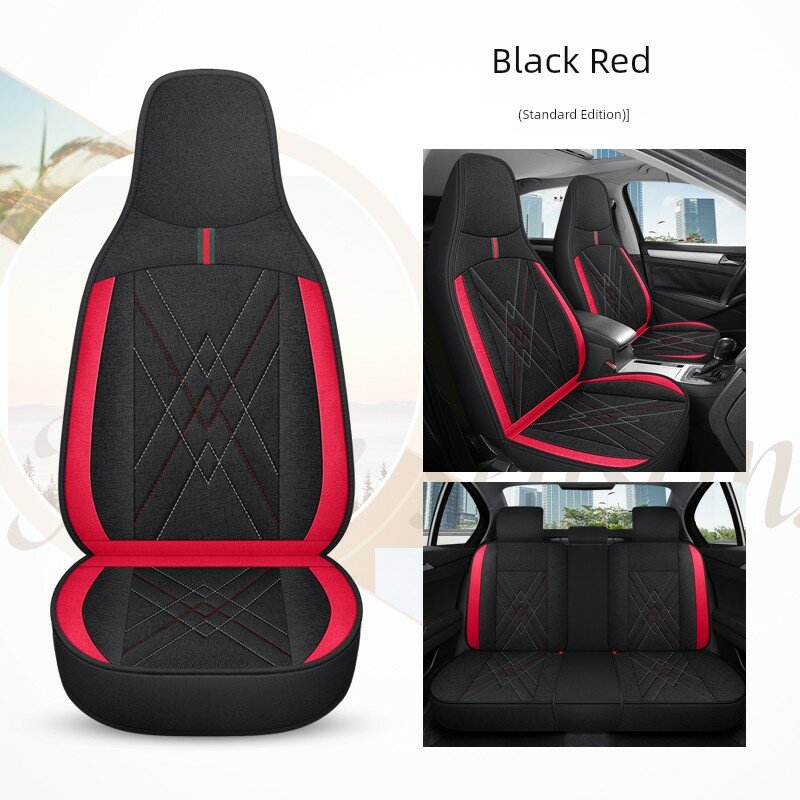 Чехлы для сидений Changan Oushang X5 Plus 2023, универсальные всесезонные автомобильные накидки, дышащая ткань из льна.