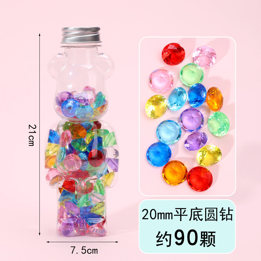 Акриловый имитированный драгоценный камень, детская игрушка, кристаллический камень, алмаз, игровая площадка, приз для детского сада, пластиковый драгоценный камень