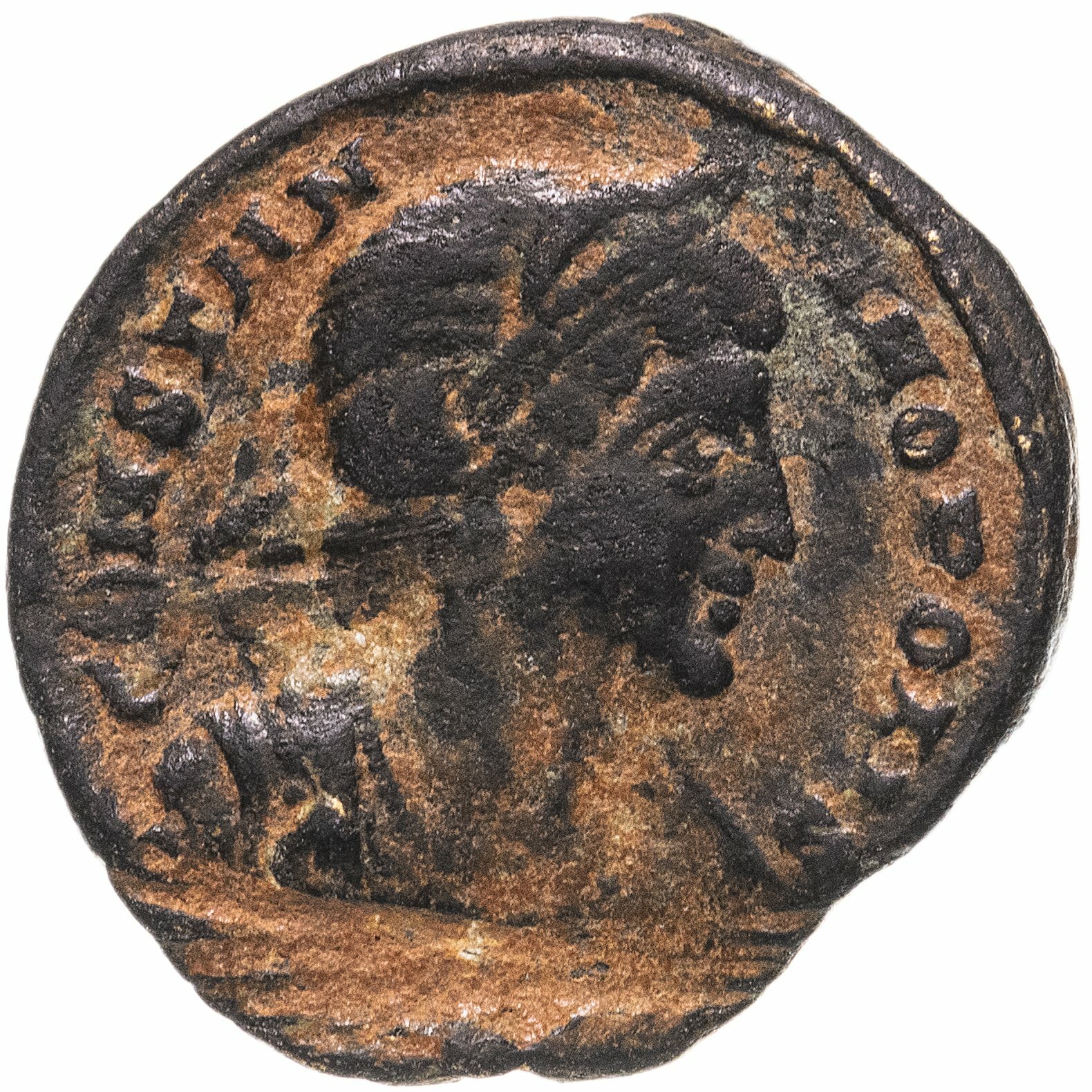 Римская империя, Констанций II, 337-361 годы, Нуммий г Константинополь Юбилейная, Медь, в сохранности VF