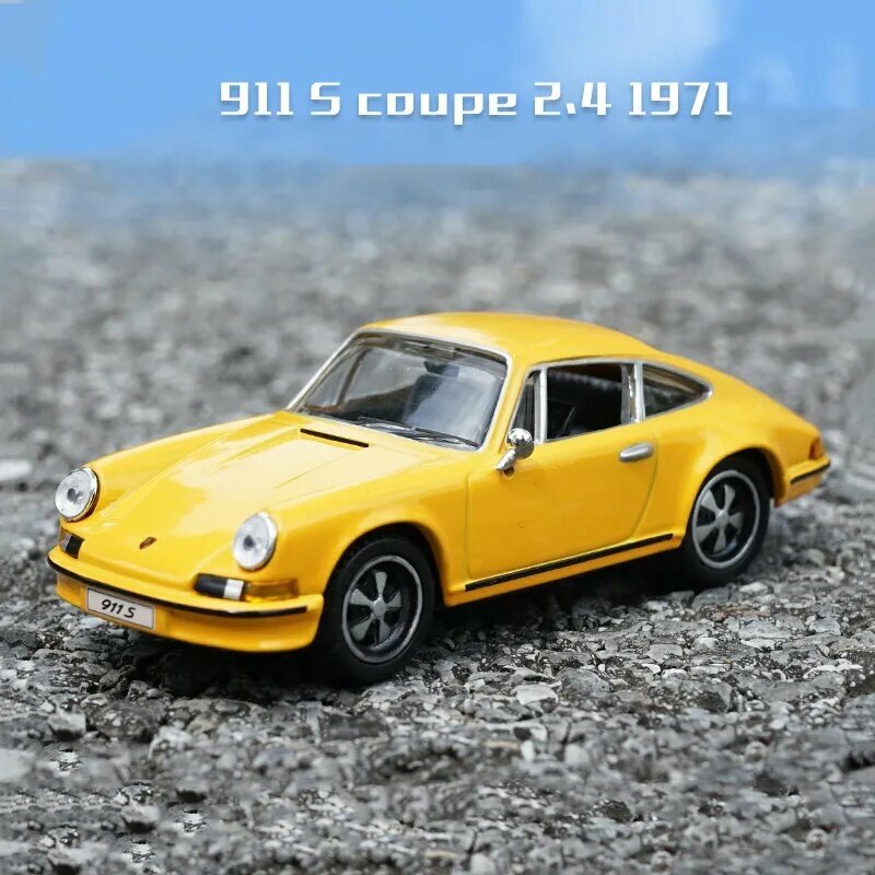 Коллекционные модели автомобиля Порше 911 Coupe 2.4 1971 EDA металлическая модель 1:43 Porsche 911 Coupe 2.4 1971 EDA