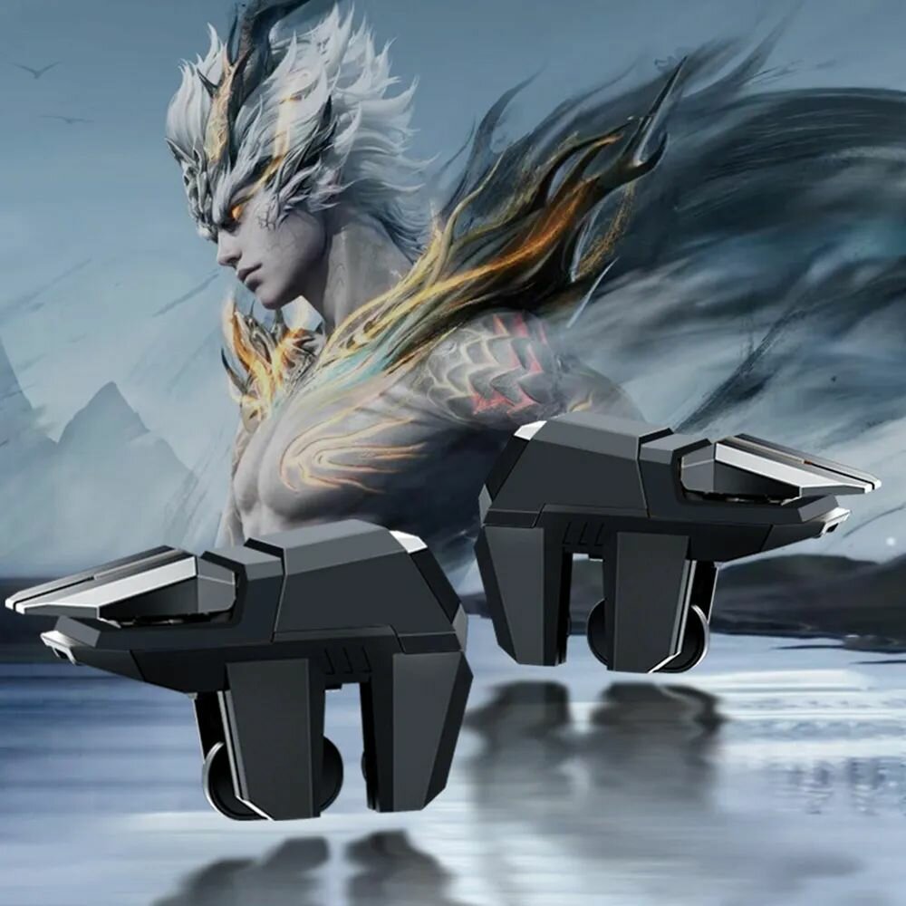 Контроллер для игр PUBG Mobile, триггер на 4/6 пальцев, механический помощник, аксессуар для стрельбы