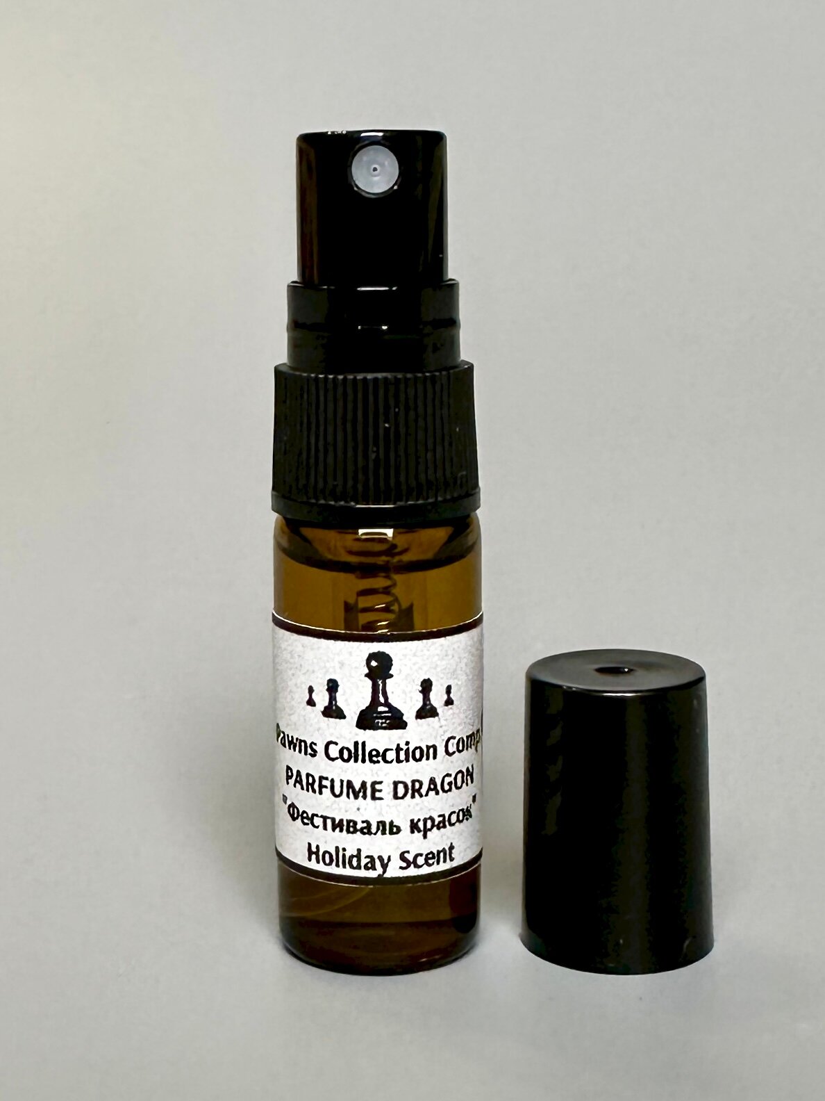 Парфюм Pawns Collection карманные миниатюрные женские духи DRAGON 3 мл пудровые ноты амбры и цитрусов