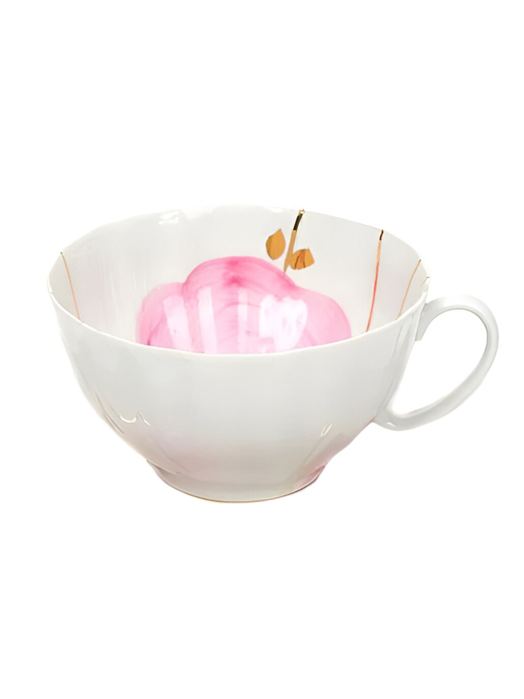 Чашка фарфоровая без блюдца 275 мл. ф. Белый лебедь "Весенняя" Дулево