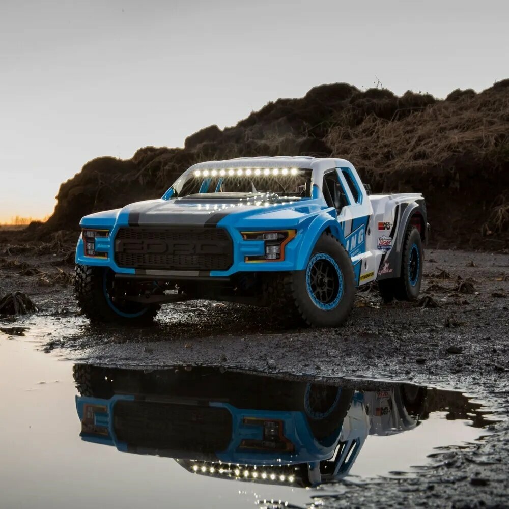 LOSI 1/10 Baja Rey 4WD RC Грузовые автомобили малой дальности Машина с дистанционным управлением #LOS03020V2