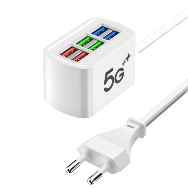 USB-адаптер для зарядки с несколькими портами, EU