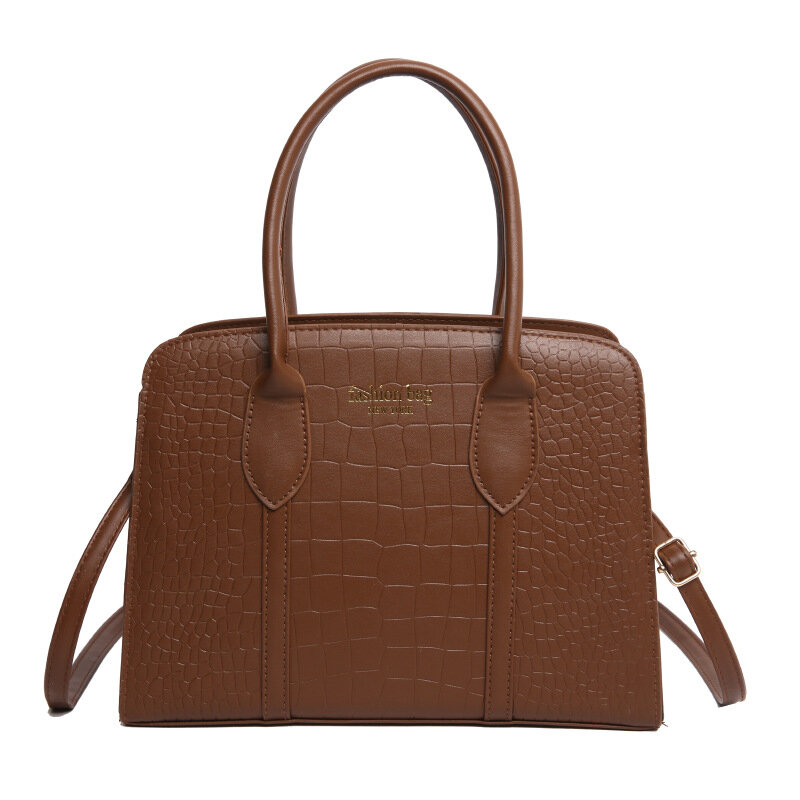 Текстурированная дизайнерская сумка для женщин 2026 года, новые европейские и американские сумки, сумка через плечо, большая вместимость, сумка для поездок, большая сумка