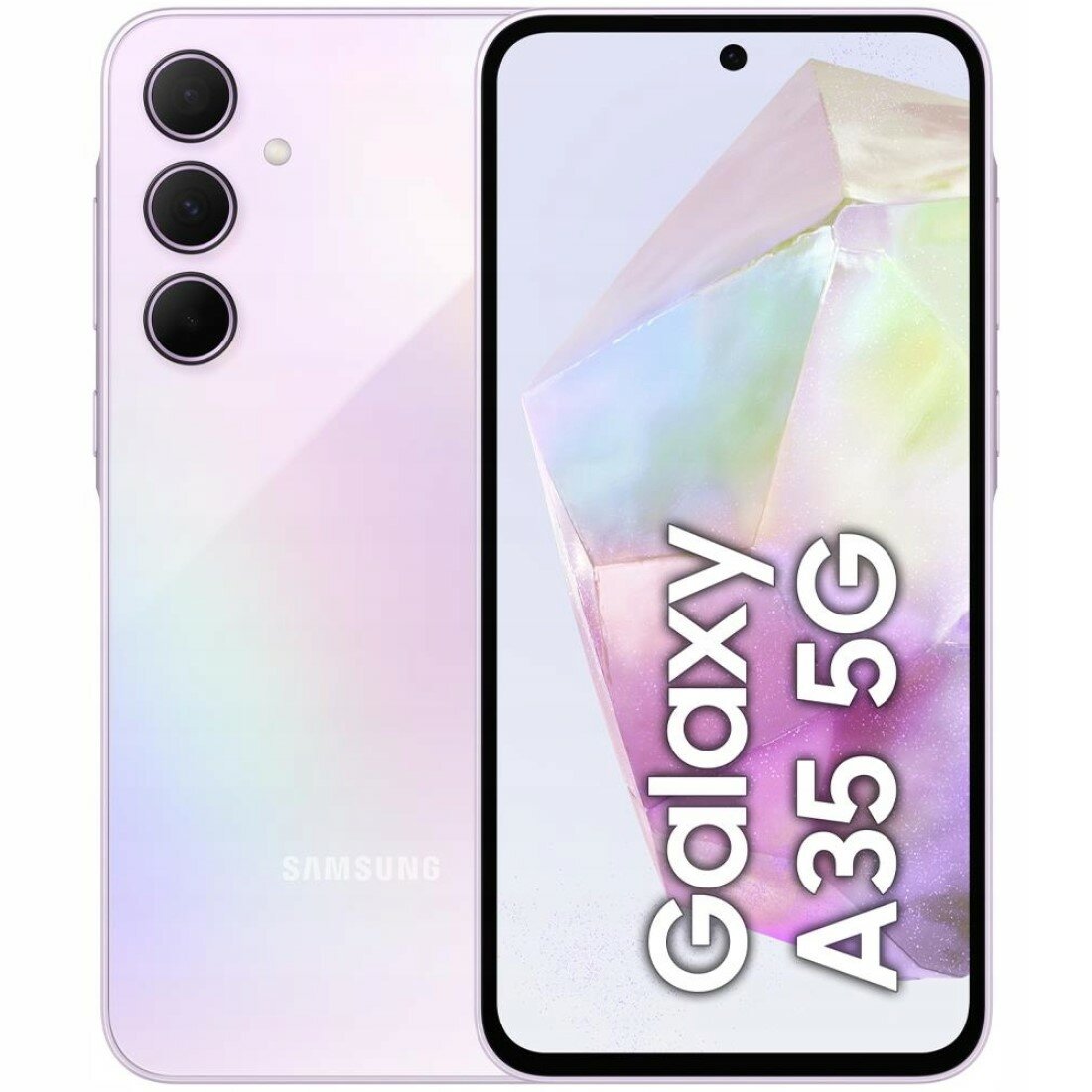 Смартфон Samsung Galaxy A35 5G 8/256 ГБ, NFC, Dual nano SIM, лаванда