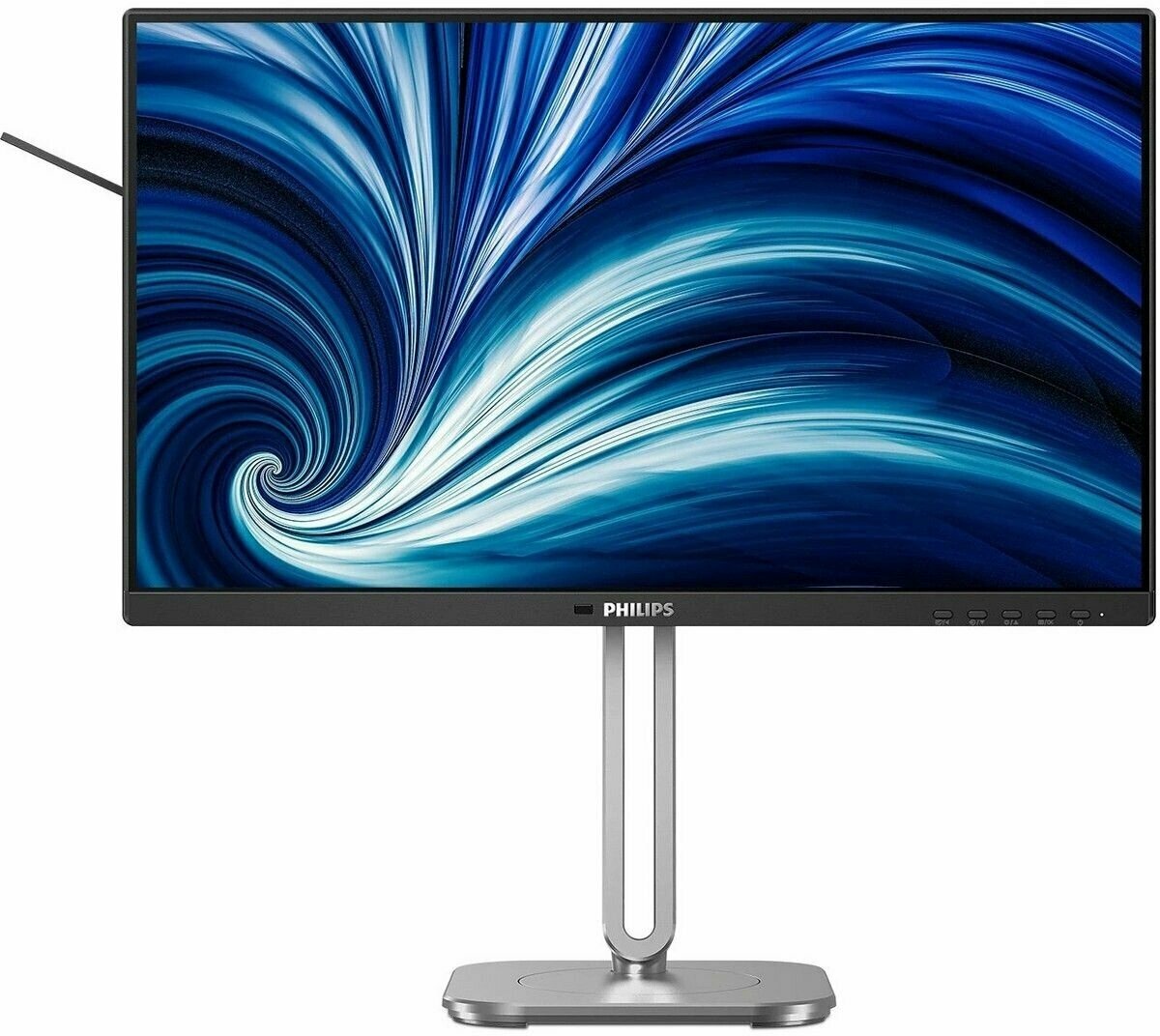 23.8" Монитор Philips 24B2N4200, 1920x1080, IPS, 120Гц, 1хHDMI, 1хDP, черный и серебристый
