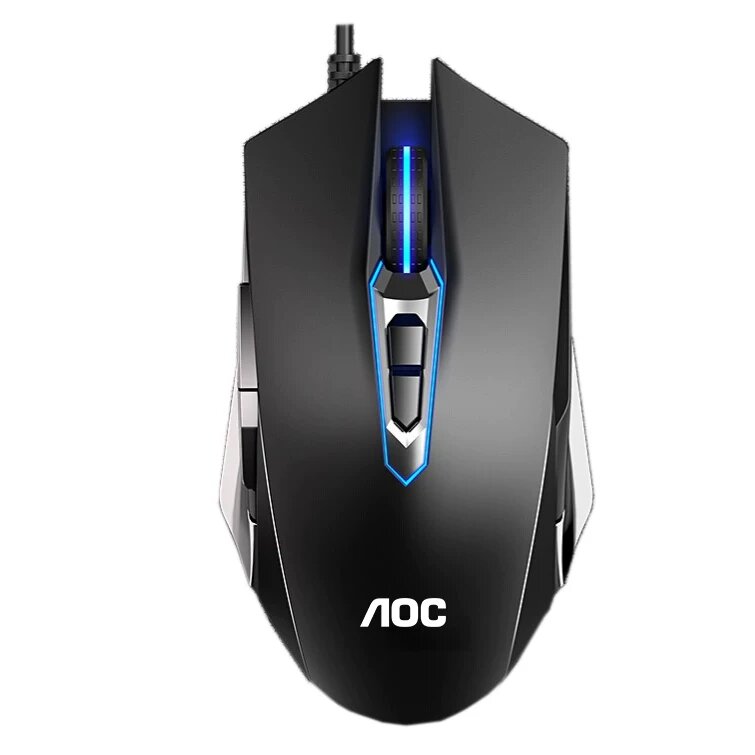Игровая мышь AOC, механическая, для киберспорта, проводная, USB, для настольных компьютеров и ноутбуков, портативная.