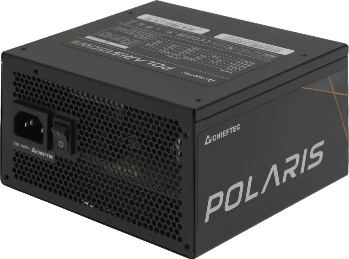 Блок питания CHIEFTEC Polaris PPS-650FC, 650Вт, черный