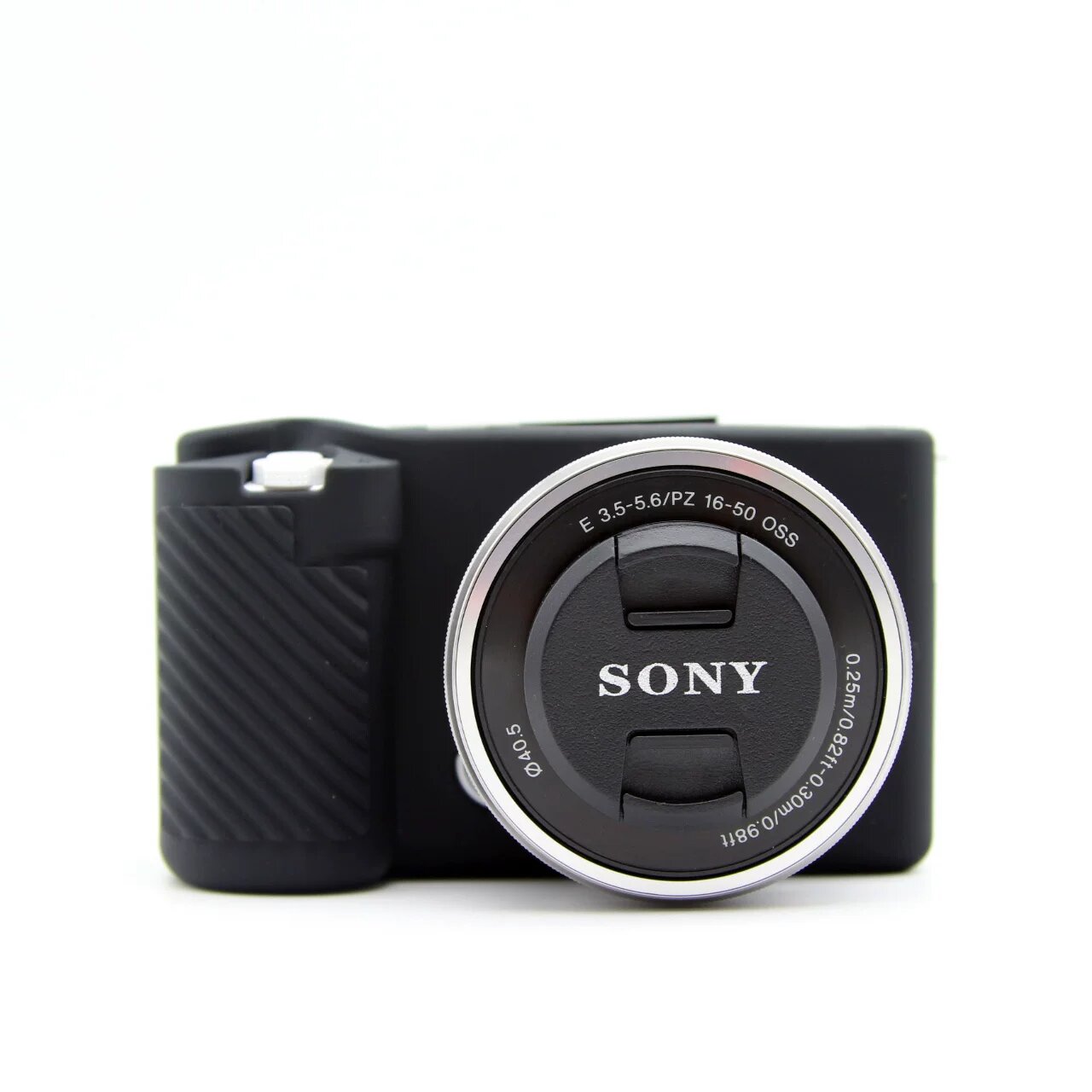 Подходит для камеры Sony, силиконовый чехол ZVE10A6700a6600A6500A6400A6300, защитный чехол от царапин ЗВ-Е10 черный