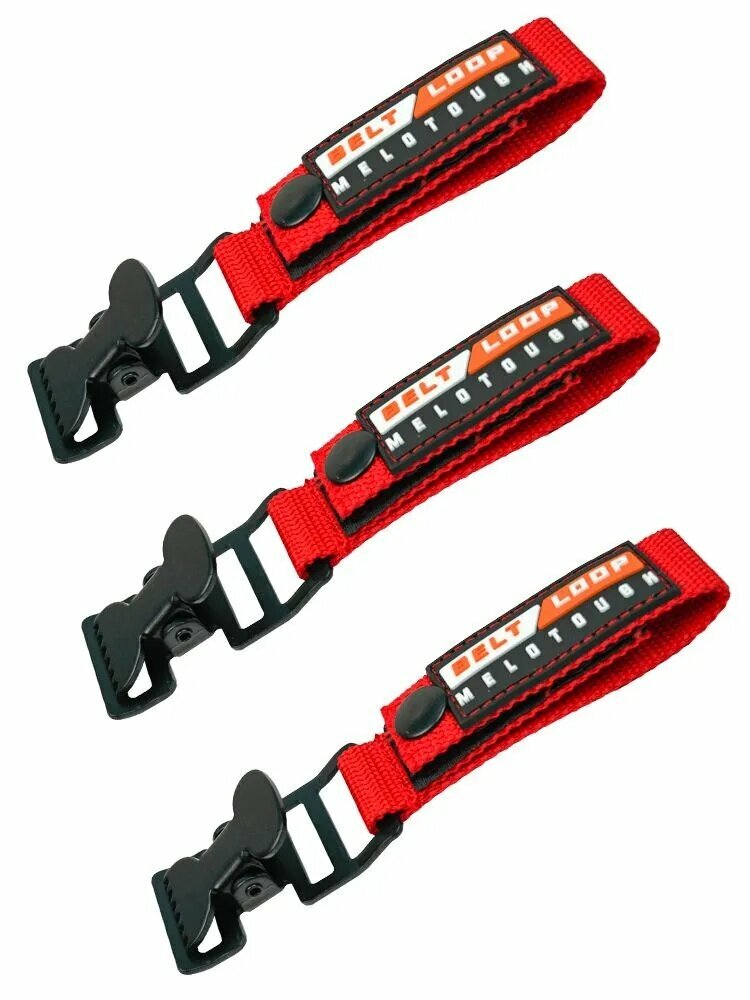 Усиленный металлический зажим для рабочих перчаток / Зацеп для инструментов MELOTOUGH MGH01-Red-3