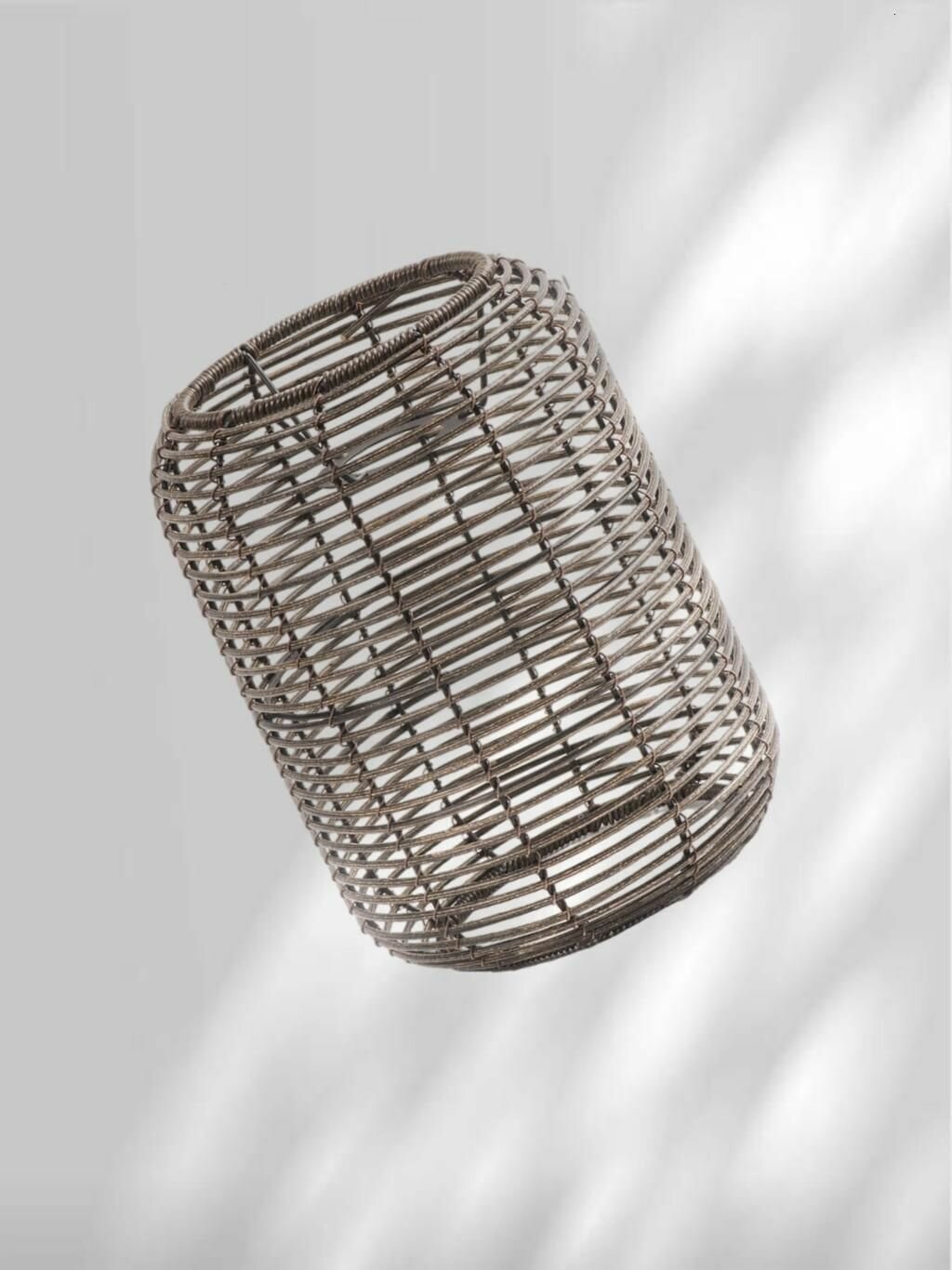 Абажур из имитации ротанга, - XH23411 Коричневый