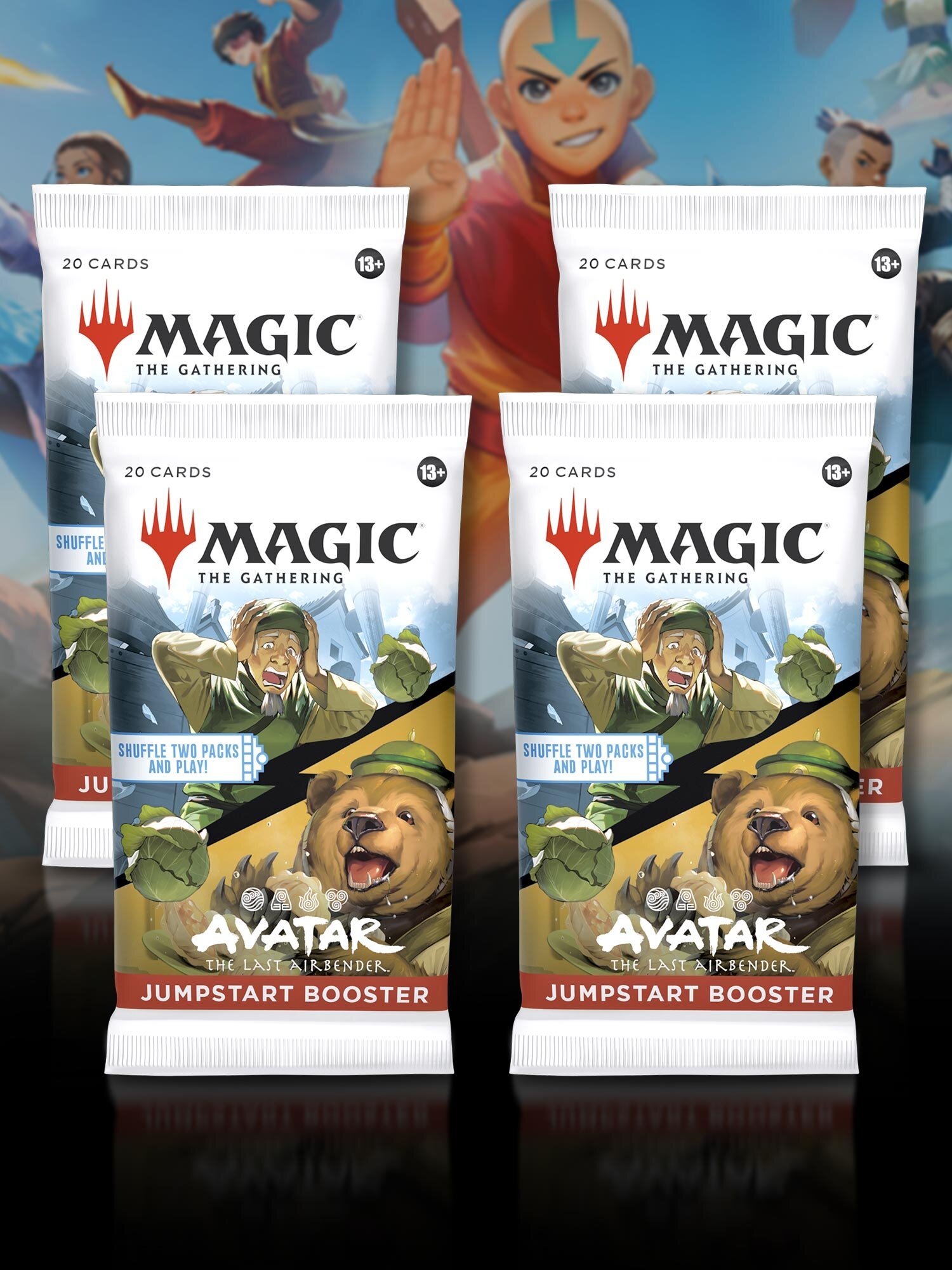 MtG: MtG: Avatar: the Last Airbender - набор из 4 бустеров JumpStart